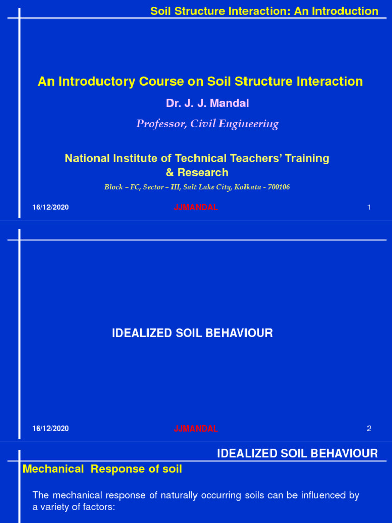 5 Idealised Soil Behaviour | PDF