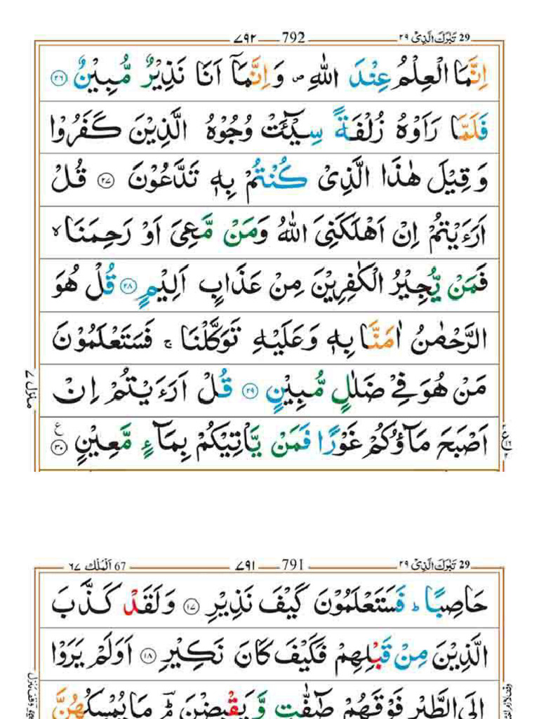 Surah Al Mulk PDF | PDF