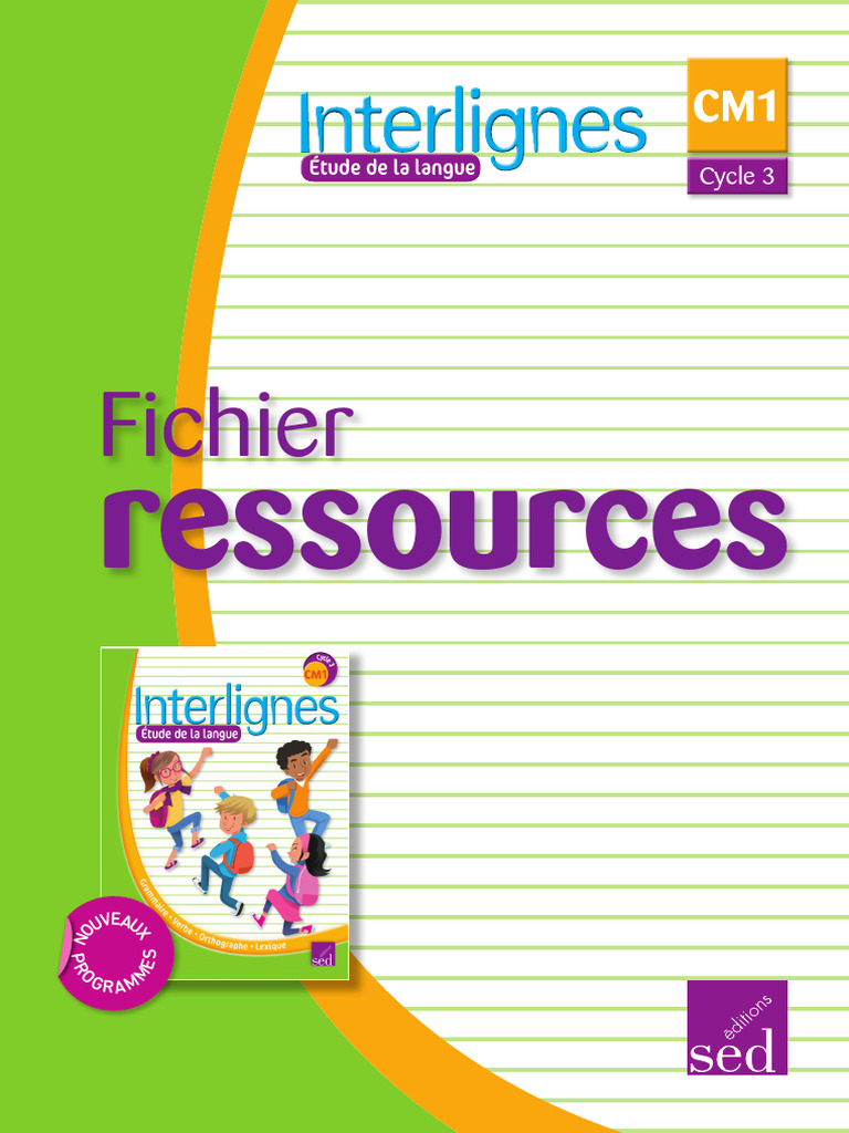 Extrait Fichier Ressource Interlignes CM1 | PDF