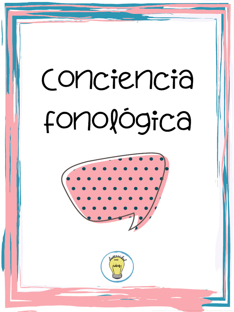 Conciencia Fonológica Utiliza Las Sílabas para For | PDF
