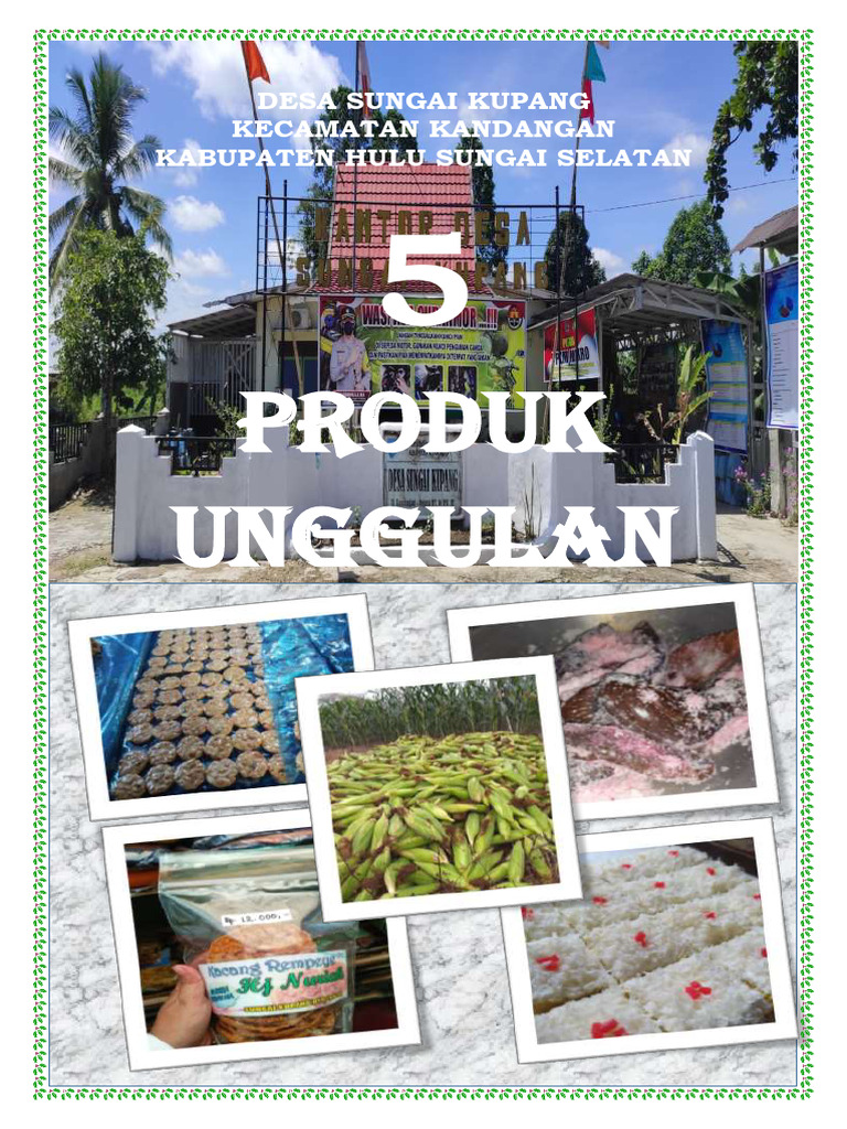 Produk Unggulan Desa Sungai Kupang | PDF | Memasak, Makanan, & Anggur ...