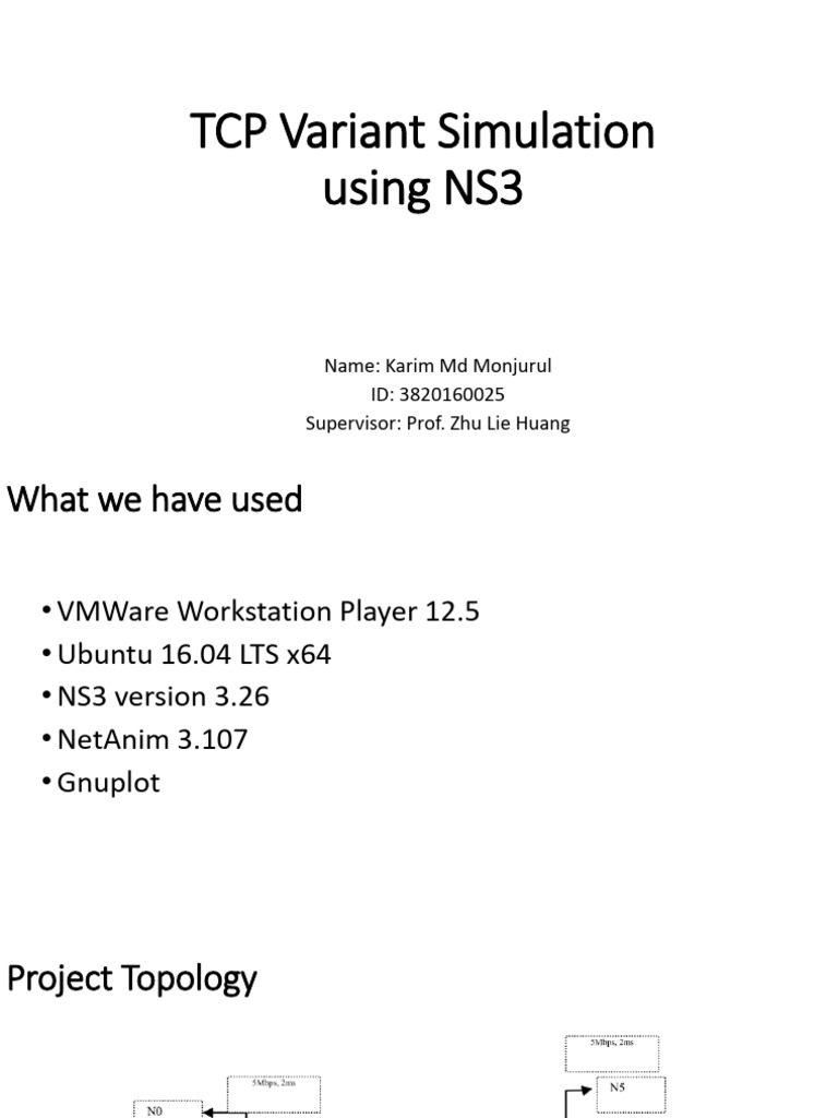 Tcp Variant Simulation Using Ns3 Pdf