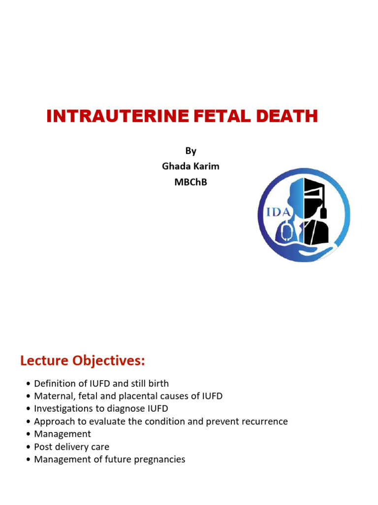 Understanding Intrauterine Fetal Death | PDF