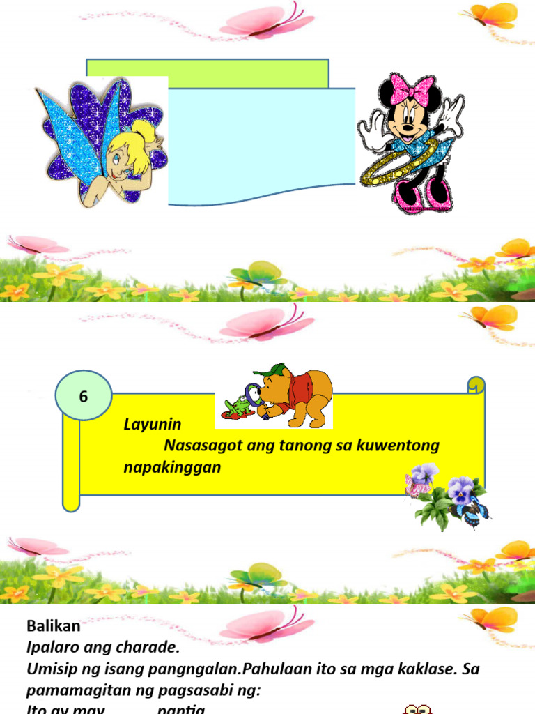 Grade 4 PPT - Filipino - Q1 - Aralin 1 - Day 6 | PDF