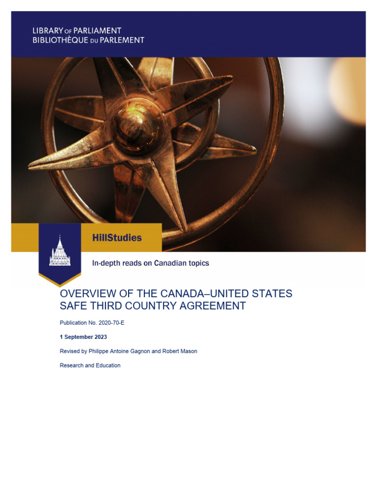 Overview of The Canada-United States Safe Third Country Agreement | PDF