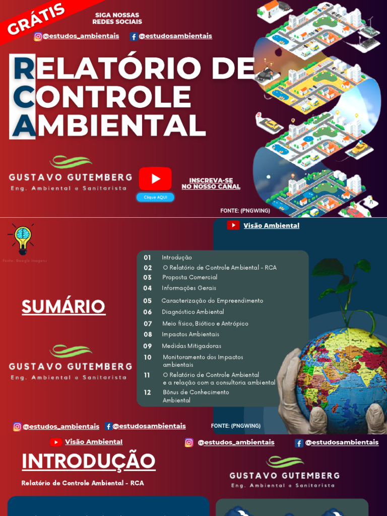 Relatório de Controle Ambiental - Finalizado e Atualizado | PDF