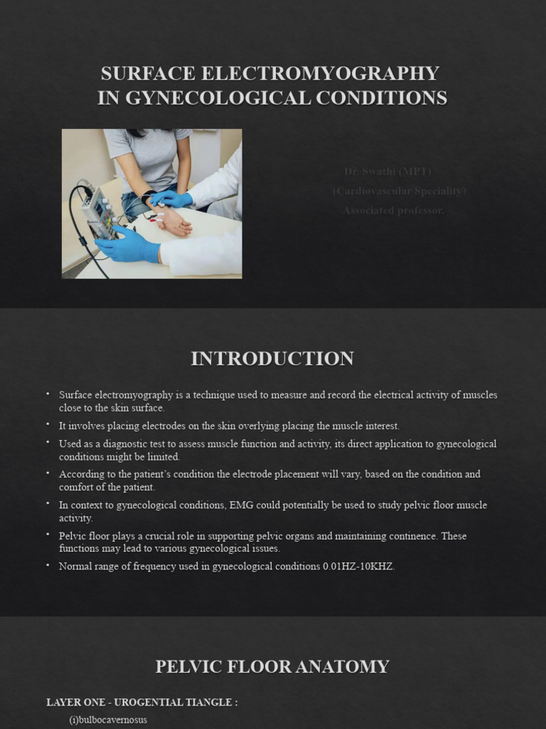 Surface Electromyography | PDF
