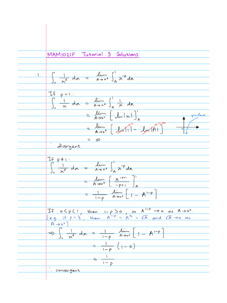 Tutorial 3 Solutions | PDF