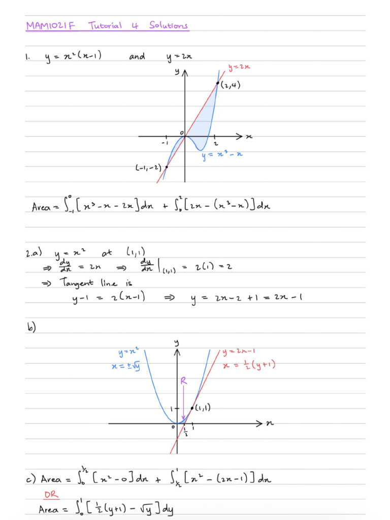 Tutorial 4 Solutions | PDF
