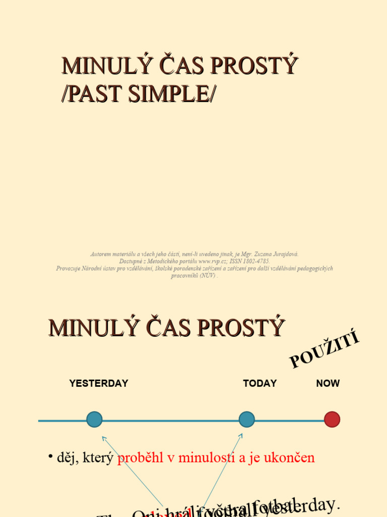 Minuly Cas Prosty | PDF