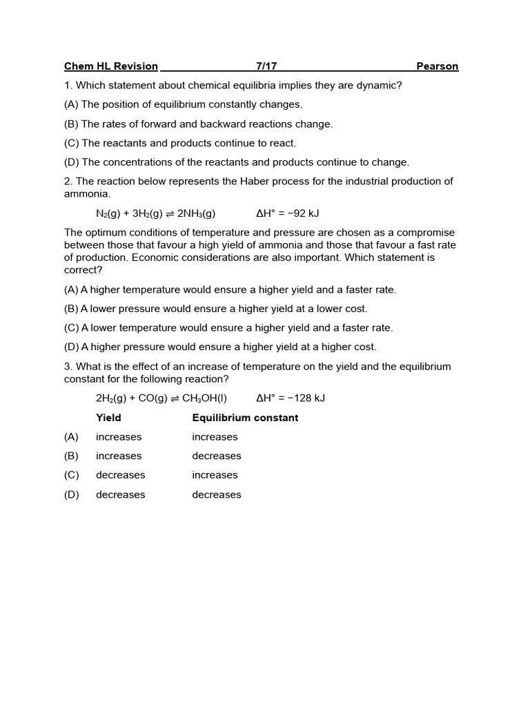 7/17 Pearson Chem HL | PDF