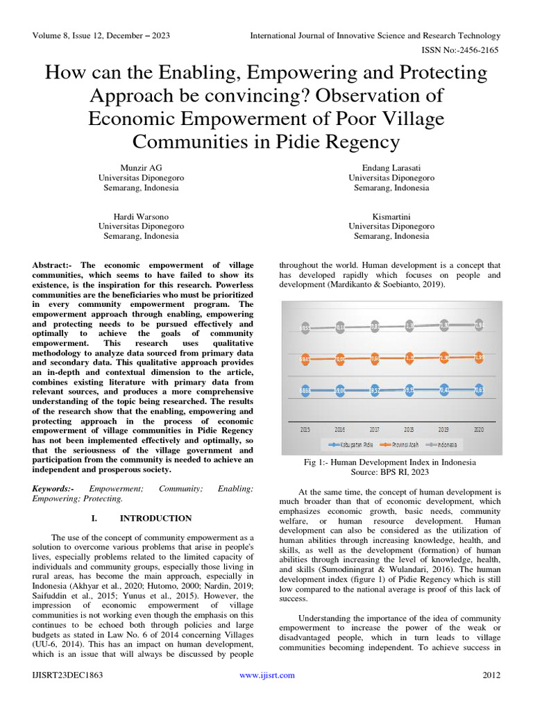 How Can The Enabling, Empowering and Protecting Approach Be Convincing ...