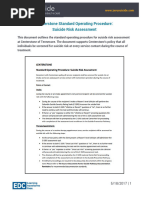 SAFE-T Protocol With C-SSRS - Unit Interventions | PDF | Suicide | Self ...