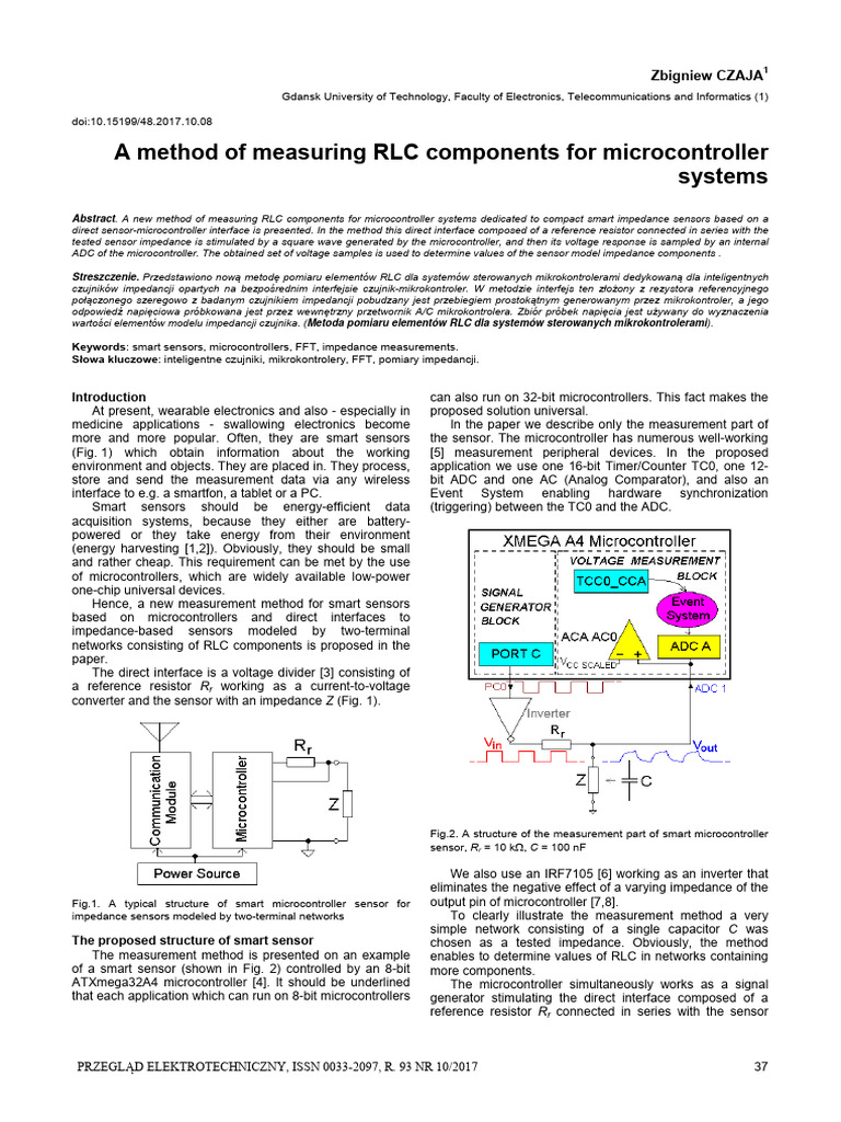 A Method of Measuring RLC Components For Microcontroller Systems ...
