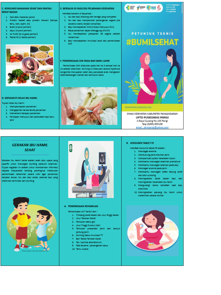 Leaflet Kelas Ibu Balita | PDF