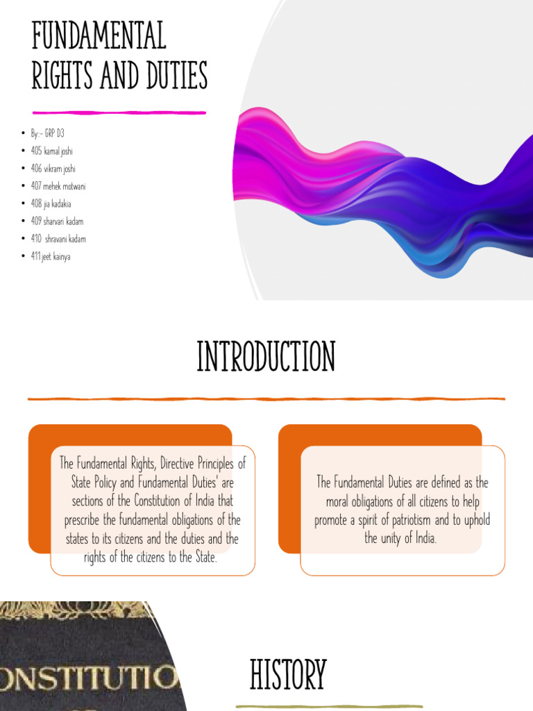 Fundamental Rights and Duties | PDF | Government And Personhood | Legal ...