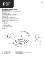 Manual Usuario Audifonos TWS - T8 | PDF | Auriculares | Bluetooth