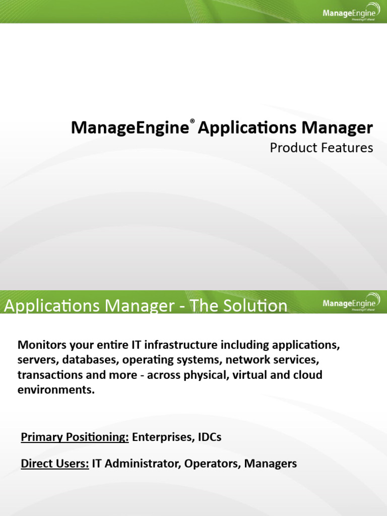AppManager Features | PDF