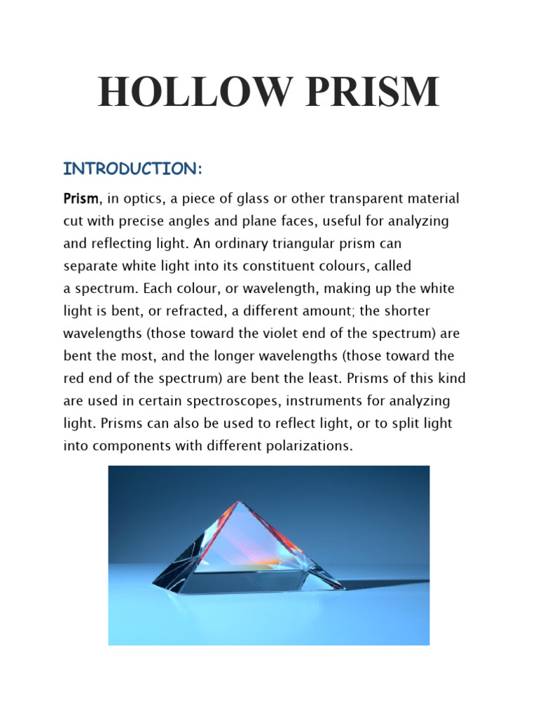 Hollow Prism | PDF
