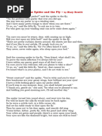 The Spider and the Fly: A Cautionary Tale | PDF