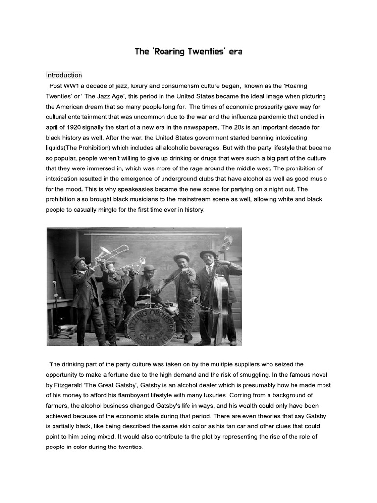 The Roaring Twenties PDF | PDF