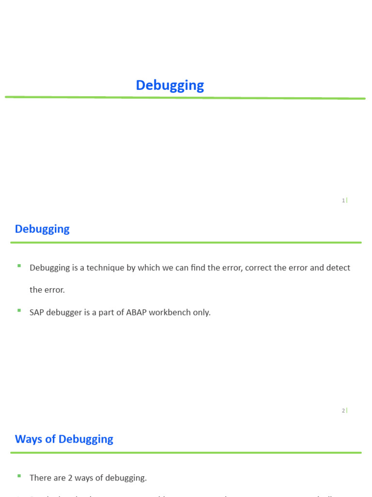 5 Debugging | PDF | Debugging | Computing