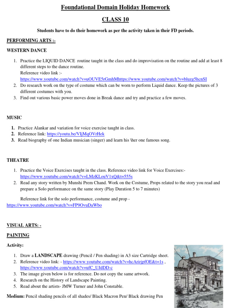 Grade 10 FD HHW | PDF