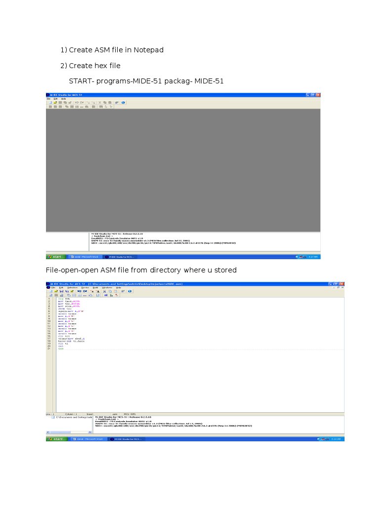 ASM and Hex File Creation Guide | PDF | Data Management | Information ...