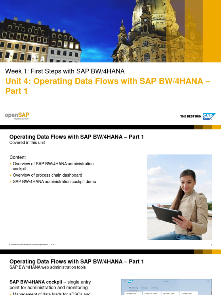 openSAP bw4h2 Week 1 Unit 4 Administration01 | PDF