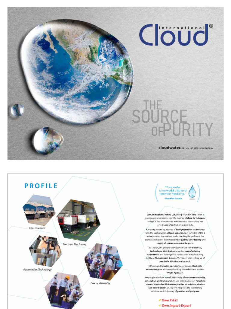 Cloud Brochure | PDF | Calcium | Magnesium