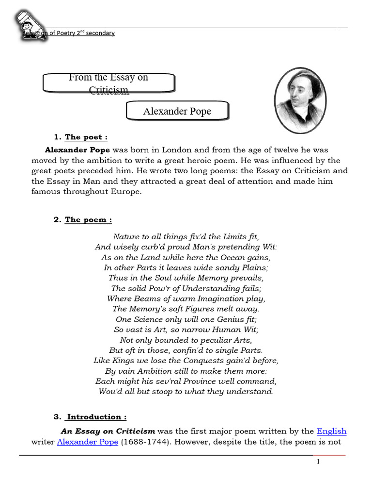 Understanding Alexander Pope's Poetry | PDF