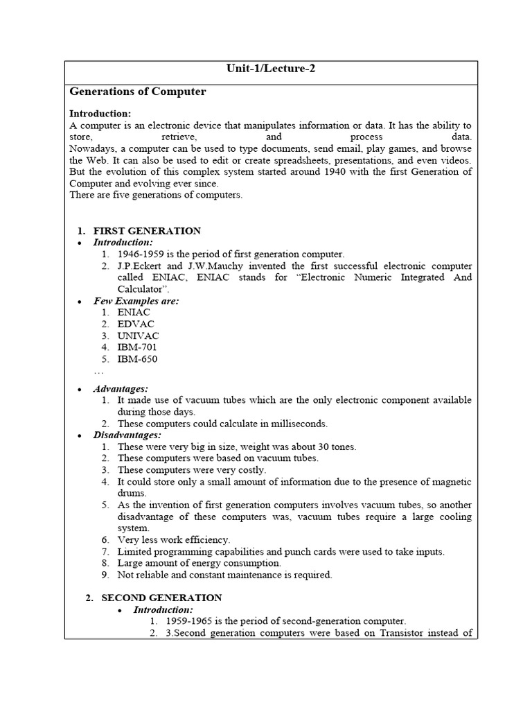 Lecture 2 | PDF | Integrated Circuit | Central Processing Unit
