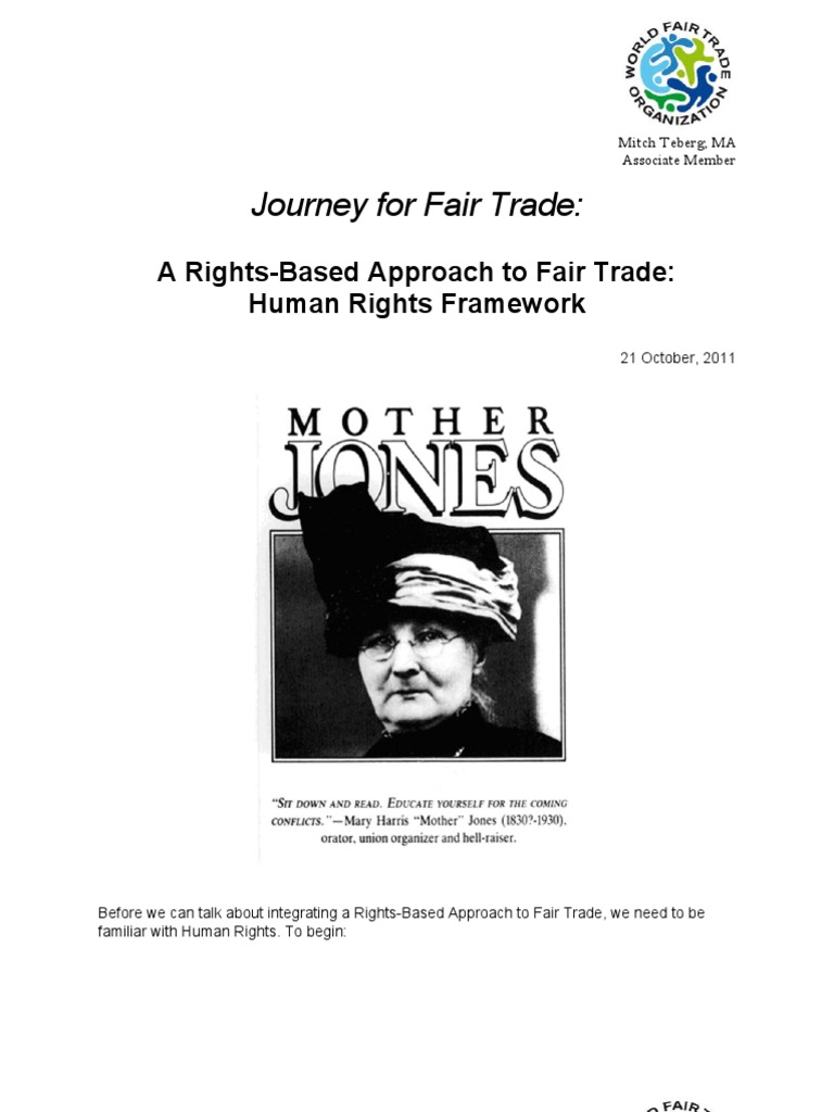 A Rights-Based Approach To Fair Trade - Human Rights Framework | PDF ...