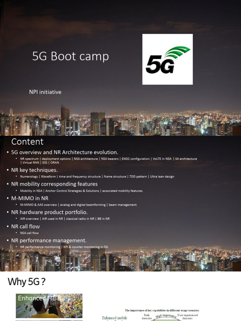 5G Boot Camp - Nov 2021 | PDF