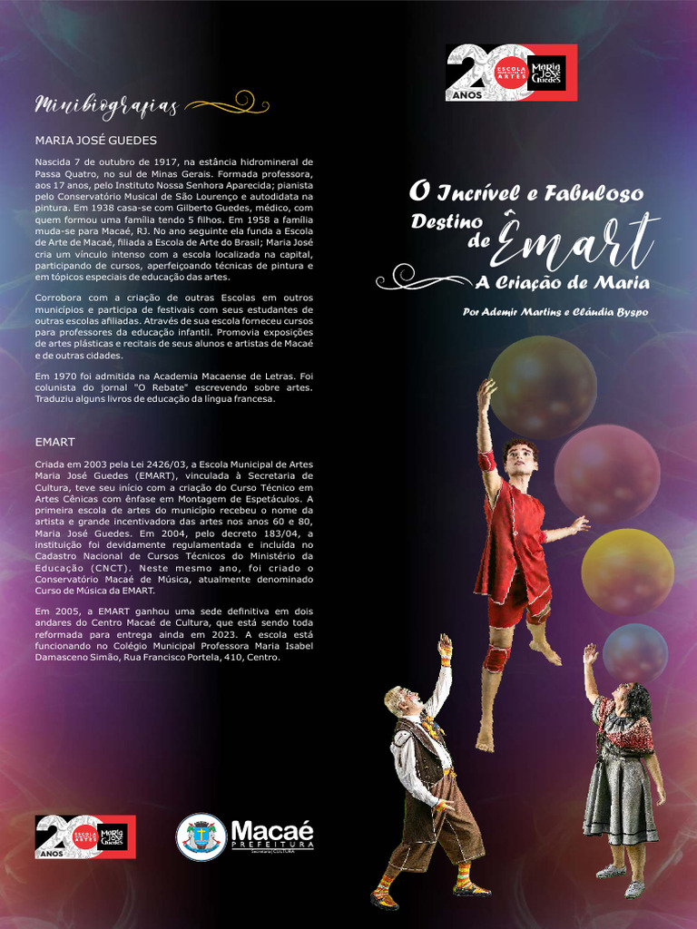 0S 1000 - 20 Anos Emart - Programa | PDF