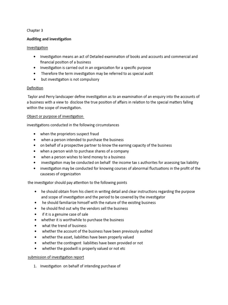 Auditing 3 Chapter | PDF