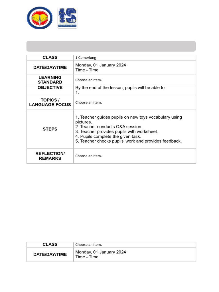 (English) Erph Template Y1 | PDF | Career & Growth