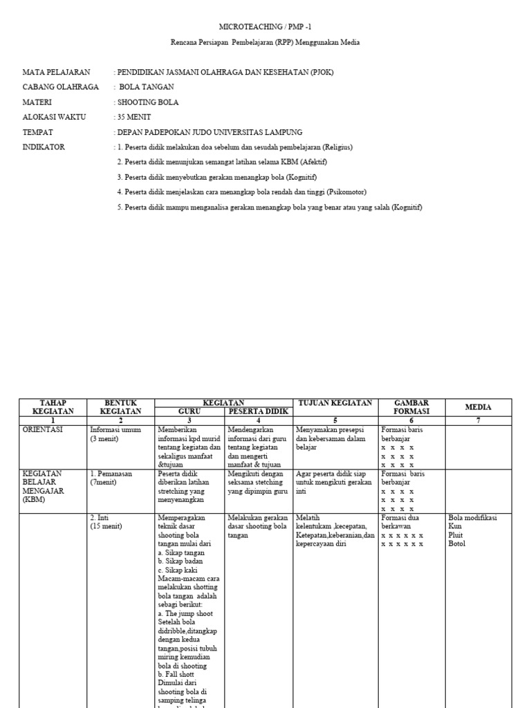 RPP Microteaching | PDF