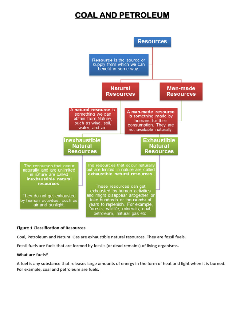 Coal And Petroleum Pdf