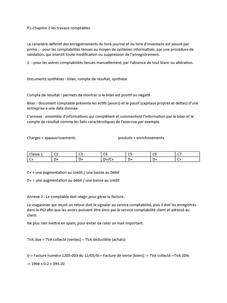 P1 Compta | PDF