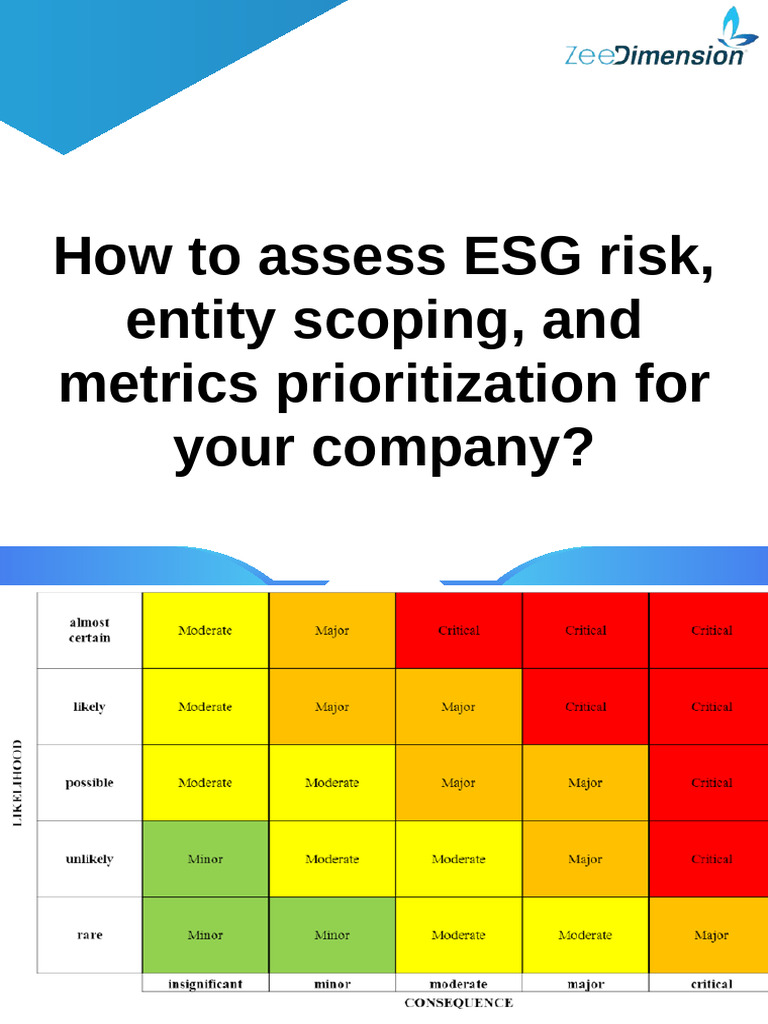 Assess ESG Risk Entity Scoping Metrics Prioritization 1702984149 | PDF Assess ESG Risk Entity Scoping Metrics Prioritization 1702984149 | PDF