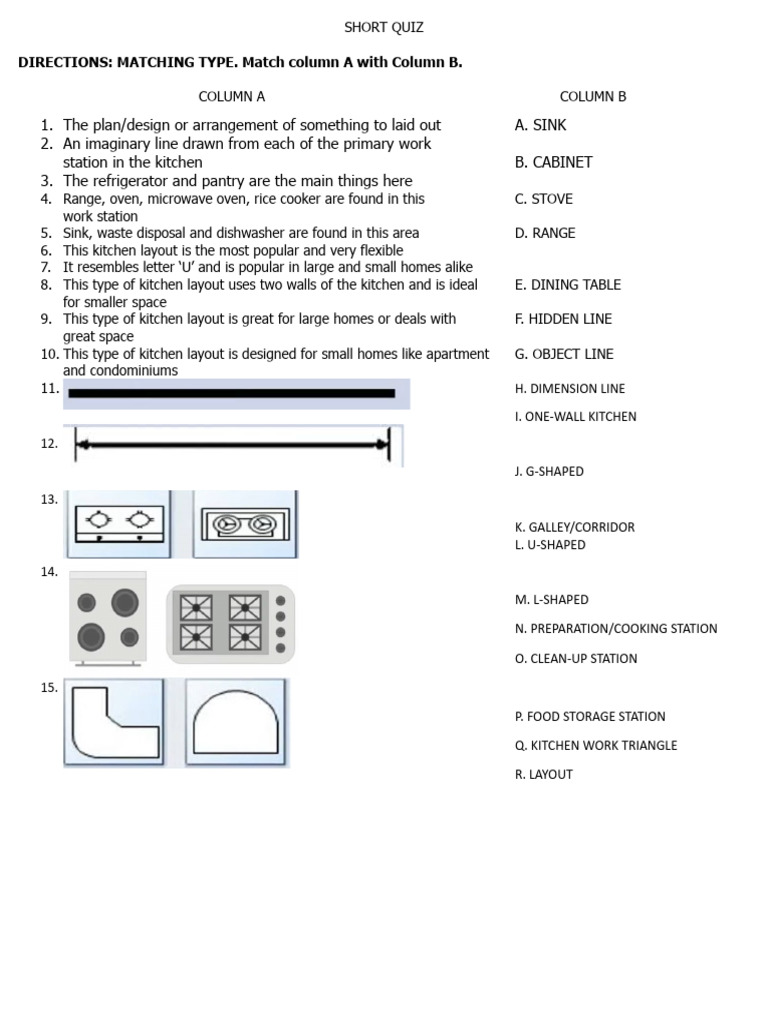 Cookery Summative Test | PDF