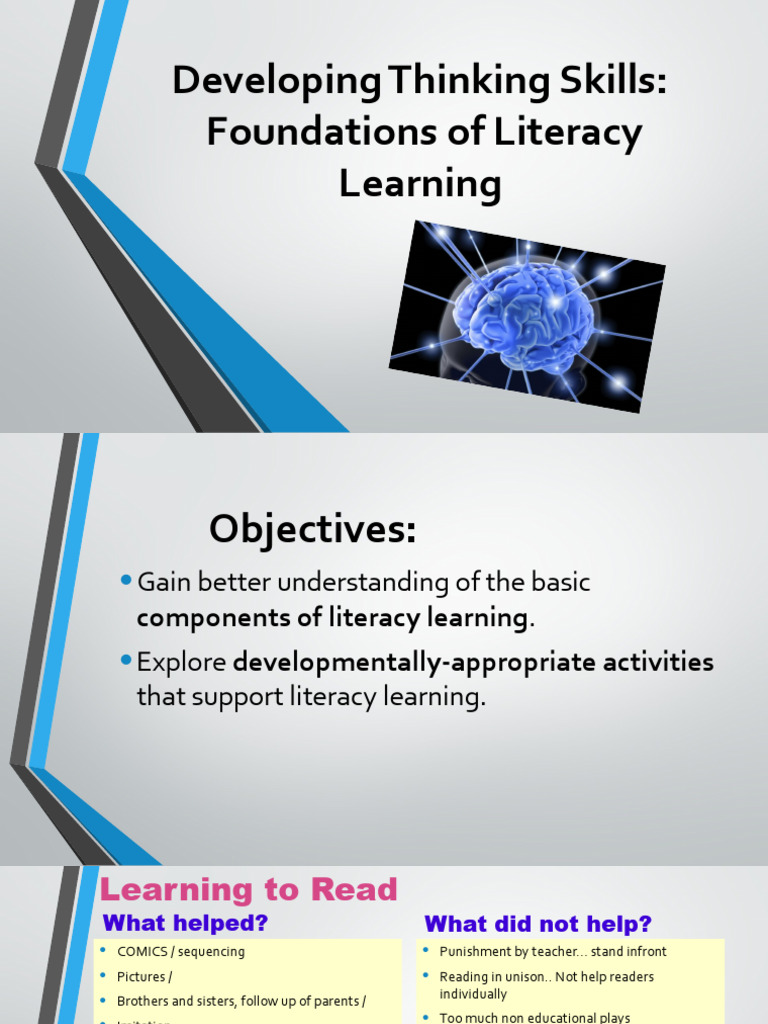 S3 Developing Thinking Skills | PDF