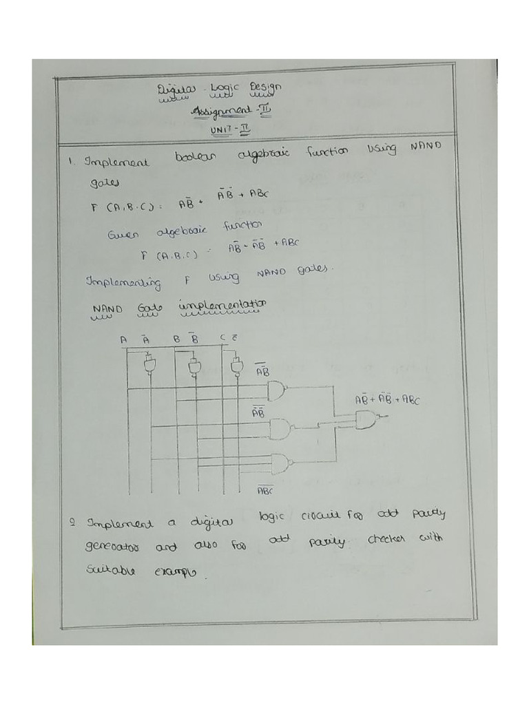 Dld Assignment 2 Pdf