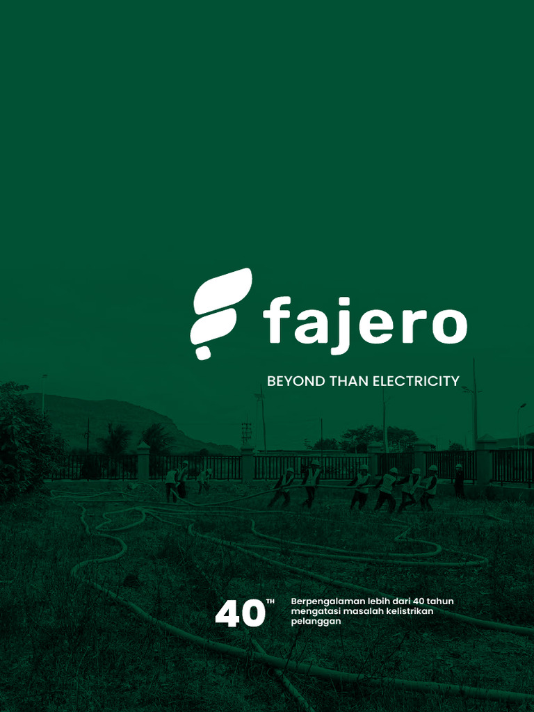Fajero: 40 Tahun Solusi Kelistrikan | PDF