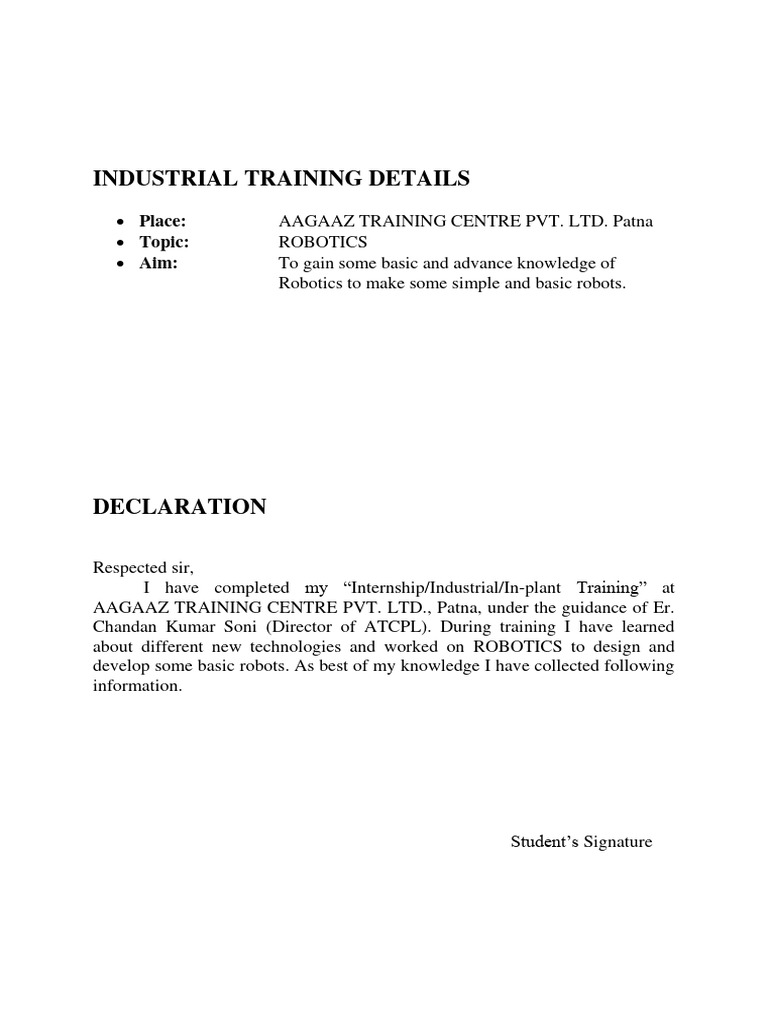 Robotics Report - 1 | PDF