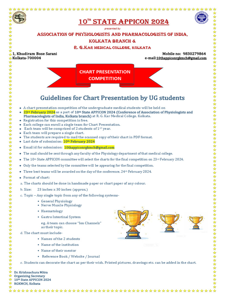 UG Medical Chart Contest 2024 | PDF