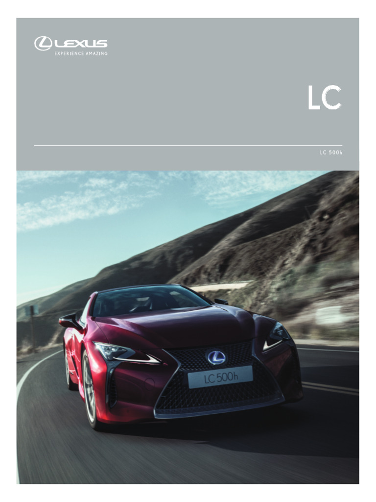 LC500h 2023 Brochure | PDF