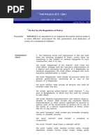 Trinidad and Tobago Police Service Act 2006 | PDF | Arrest | Arrest Warrant
