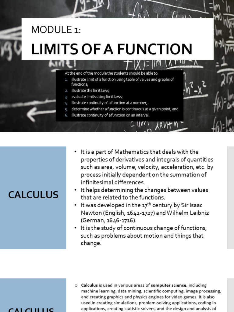 Understanding Limits in Calculus | PDF